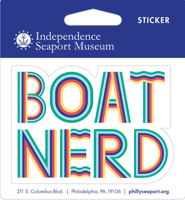 Boat Nerd Sticker – Philly Seaport Gift Shop