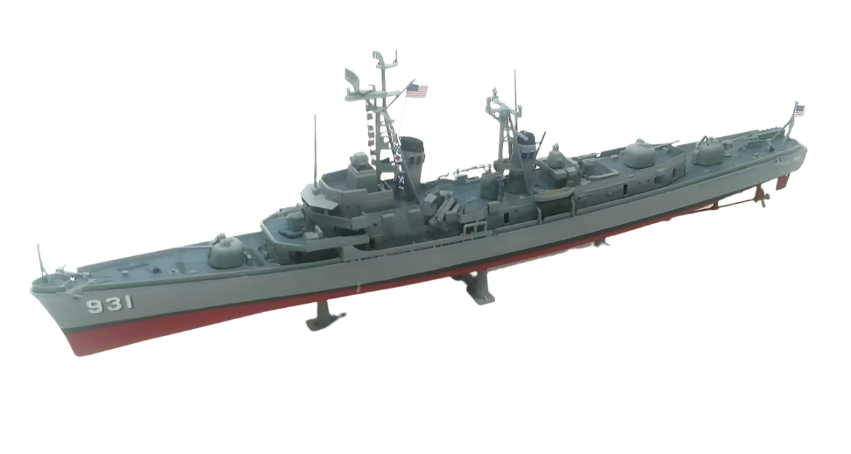 USS FORREST SHERMAN Destroyer Plastic Model Kit – Philly Seaport Gift Shop